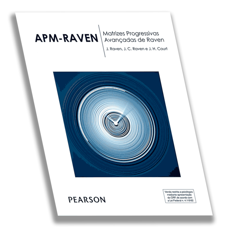 APM-RAVEN - Matrizes progressivas avançadas de Raven - Bloco de ...