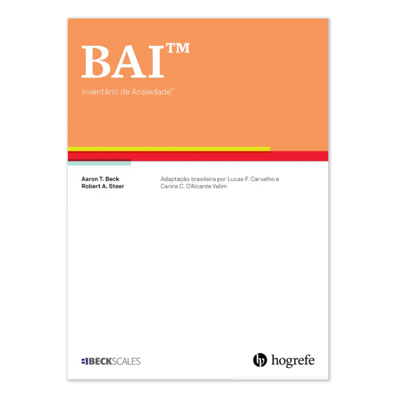 BAI - Inventário de Ansiedade de Beck - Kit Completo | Valor do ...