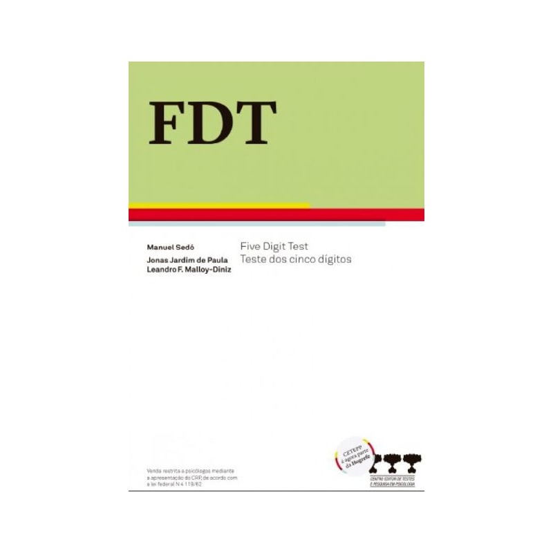 FDT - Bloco com 25 folhas de respostas | Valor do Conhecimento