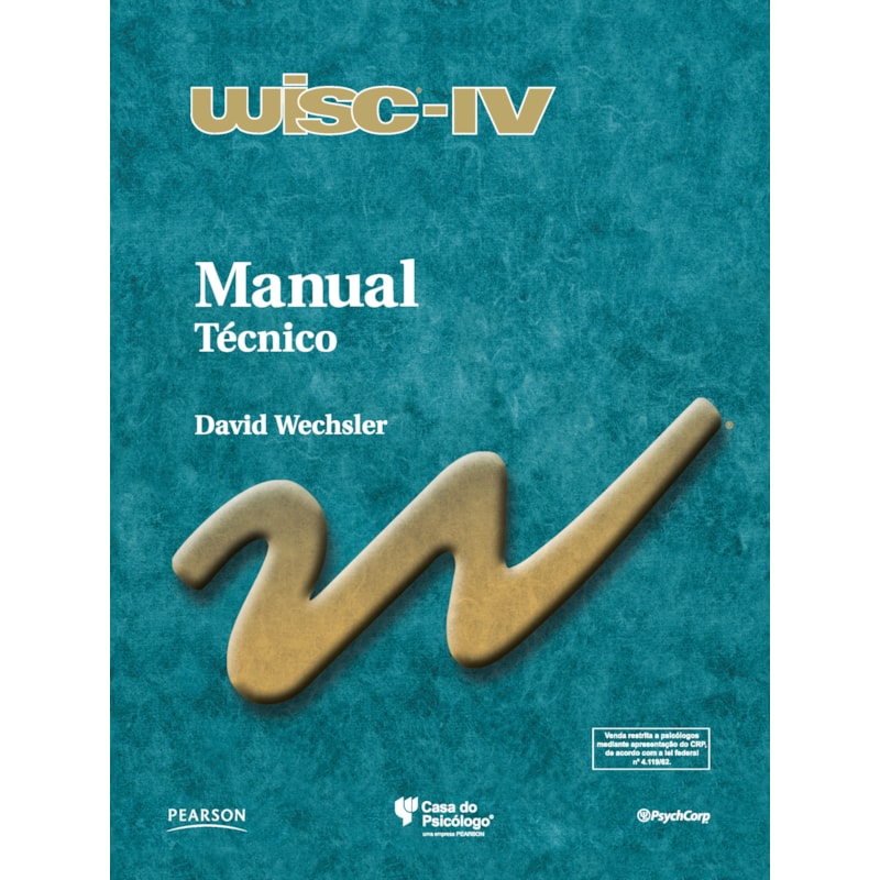 WISC IV - Manual Técnico | Valor do Conhecimento